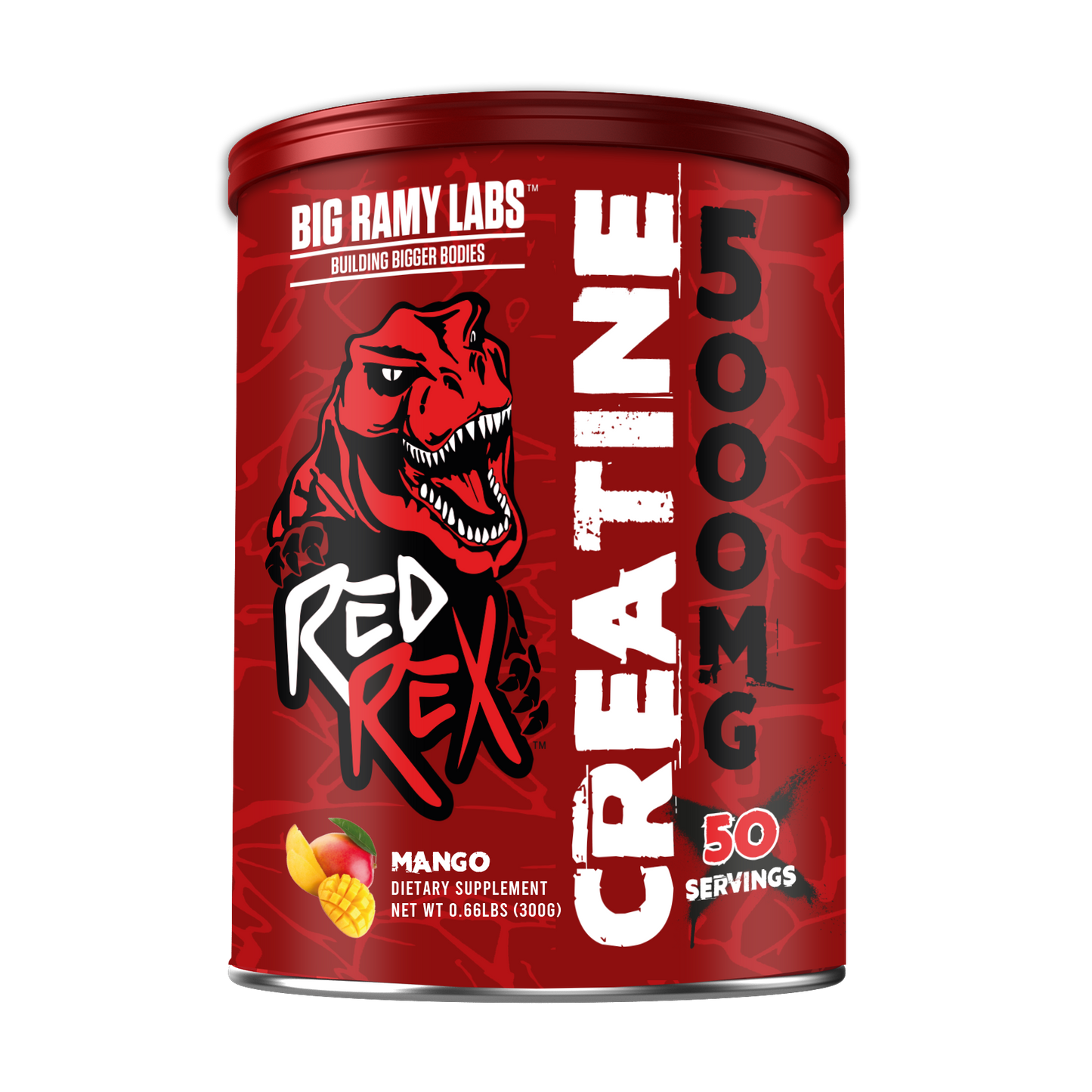 RED REX CREATINE 5000MG FLAVORED – Big Ramy Labs