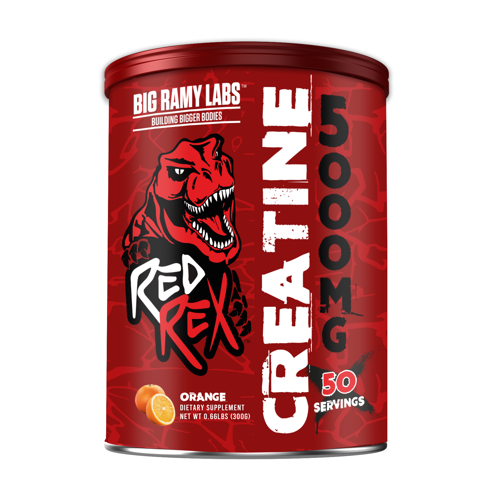 RED REX CREATINE 5000MG FLAVORED – Big Ramy Labs