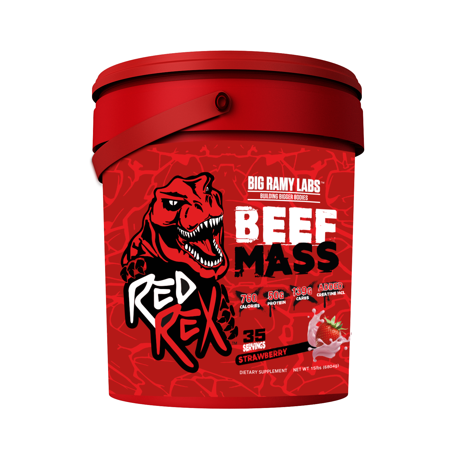 RED REX BEEF MASS GAINER – Big Ramy Labs