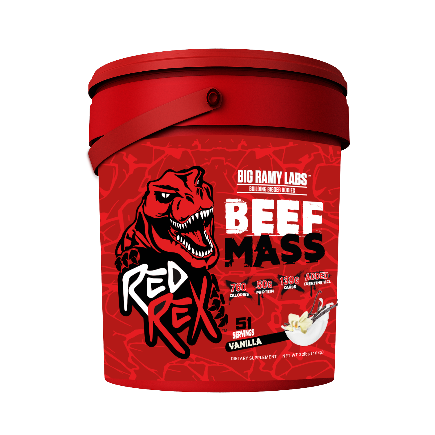 RED REX BEEF MASS GAINER – Big Ramy Labs